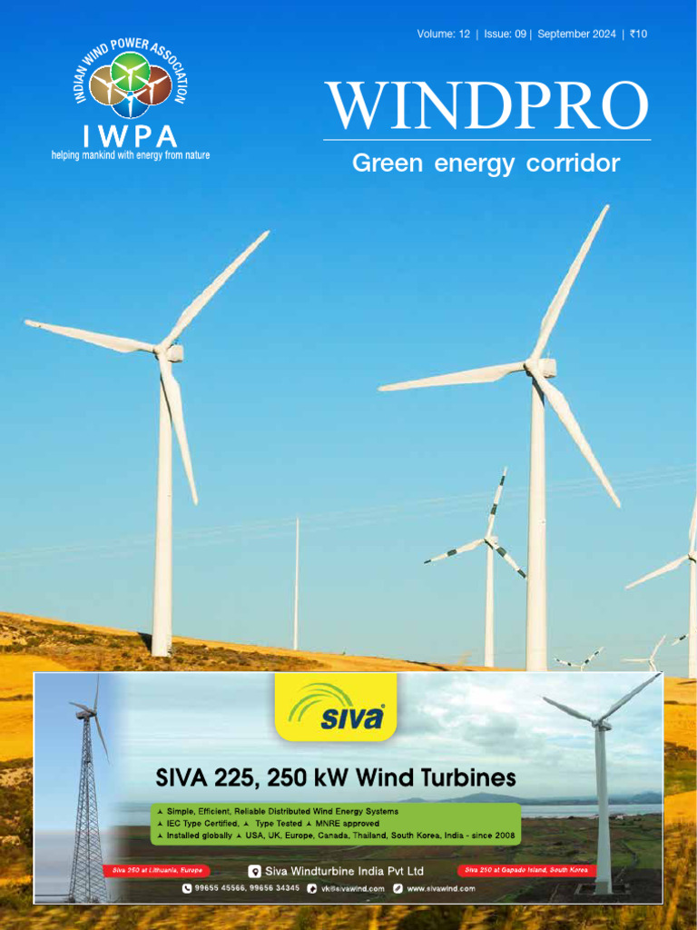 WINDPRO September 2024 | PDF | Renewable Energy | Electrical Grid