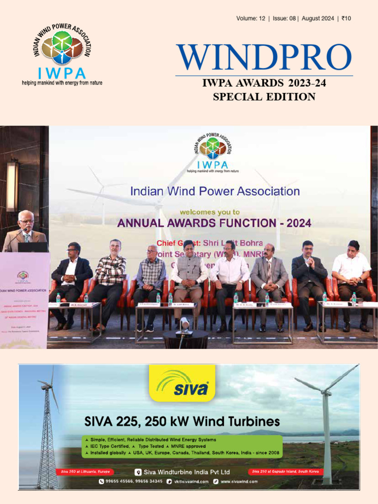 WINDPRO August 2024 | PDF | Wind Power | Renewable Energy