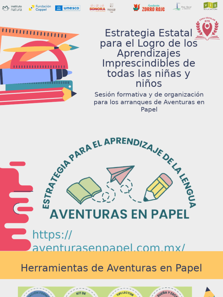 Formación para "Aventuras en Papel" | PDF | Comunicación escrita ...
