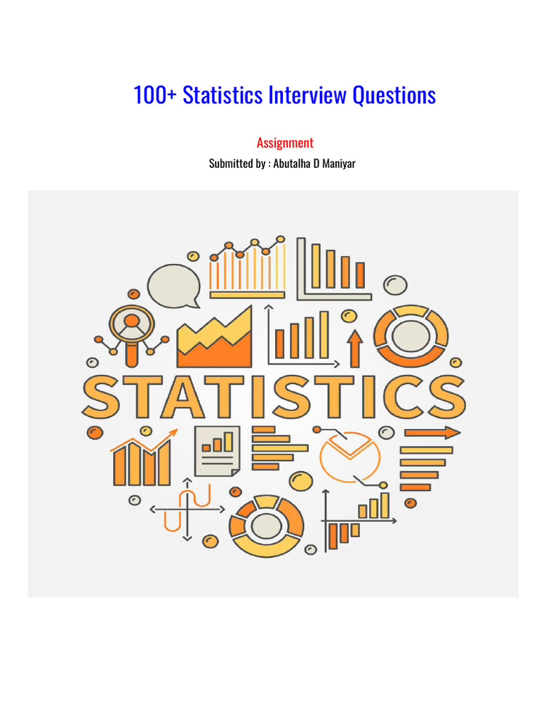 100 Plus Statistics Interview Questions | PDF | Sampling (Statistics ...