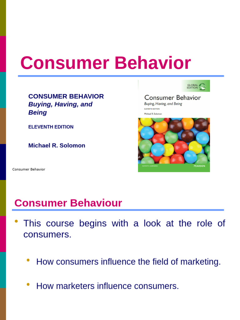 Lect. 1 consumer behaviour | PDF | Consumer Behaviour | Behavior
