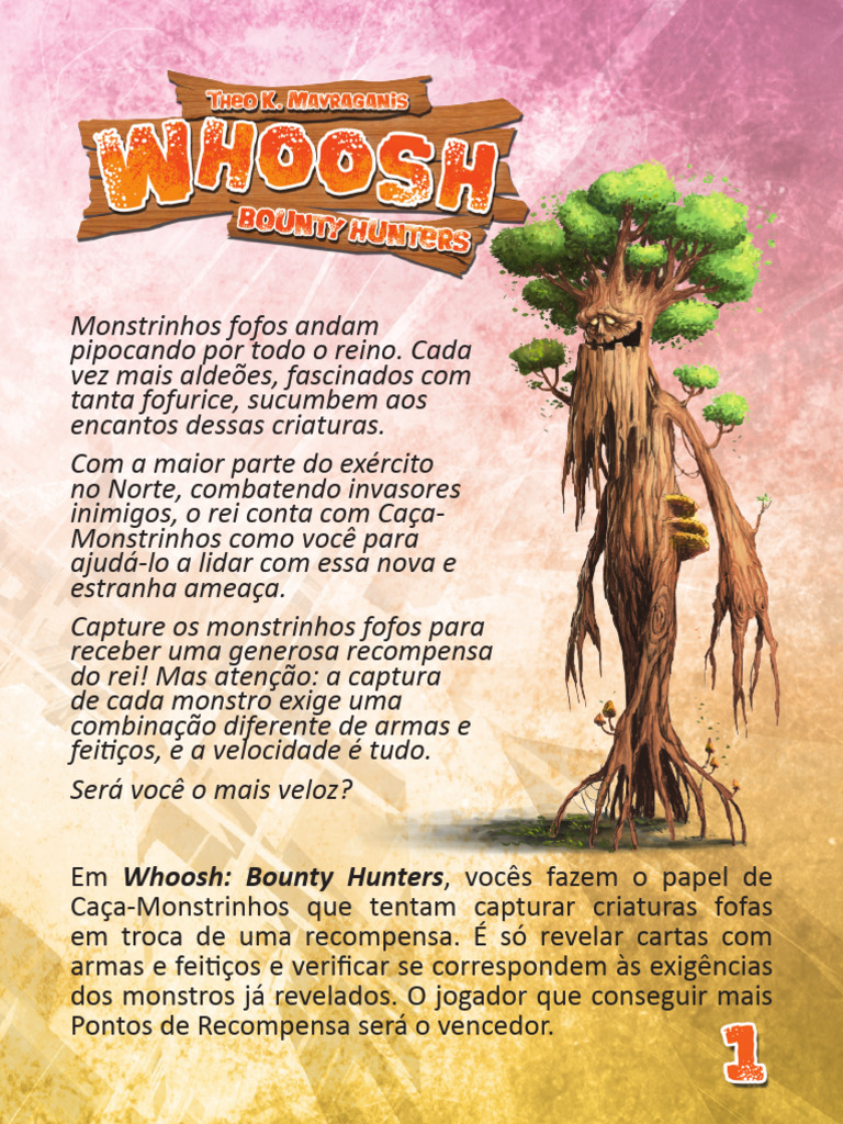 Whoosh - Bounty Hunters - Manual de Regras | PDF | Mágico (fantasia)