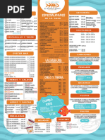 Menú Ecuaviche 2025 | PDF | Cocina latinoamericana | Ingredientes de comida