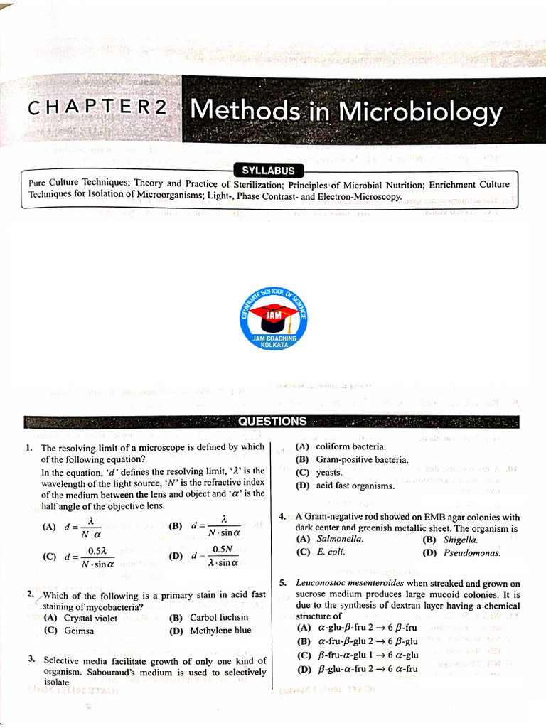 C2 Methods in Microbiology | PDF