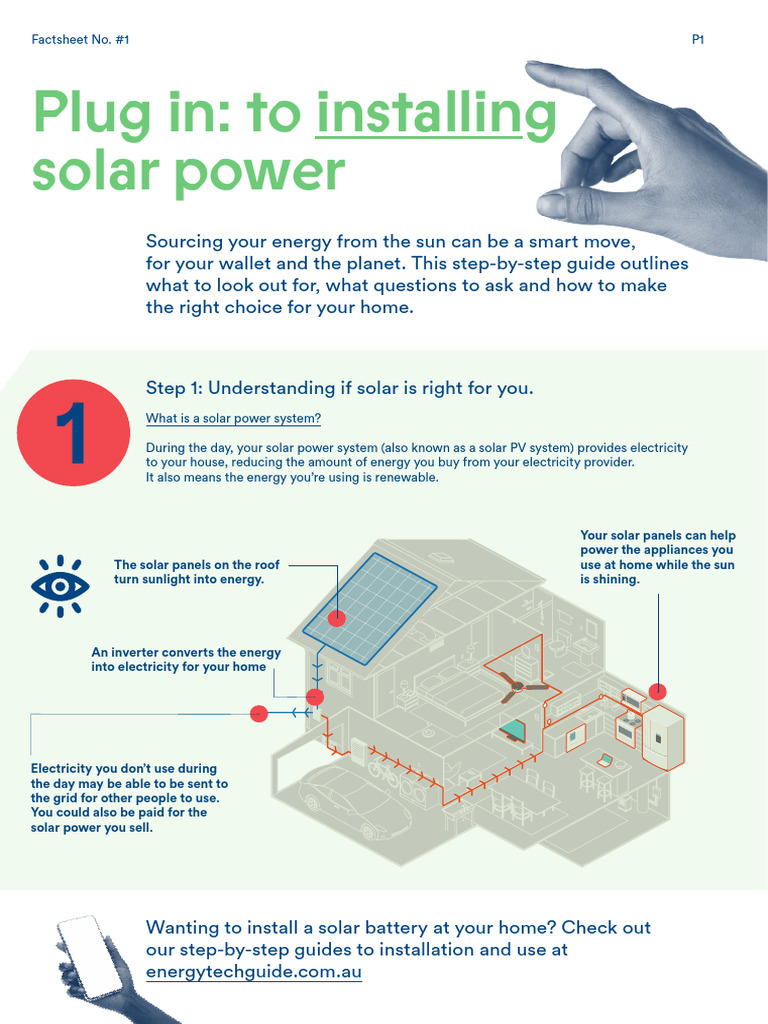 ECA - Fact Sheet - Installing Solar Power - UPDATED0822-2 | PDF | Solar ...