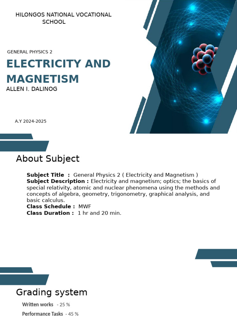 Physics 2: Electricity & Magnetism | PDF | Electric Charge | Electricity