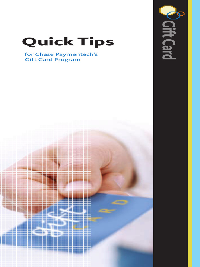 gift_card_quick_tips | PDF | Point Of Sale | Gift Card
