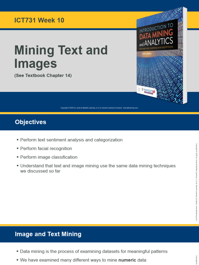 Lecture10 - Mining Text and Images | PDF | Data Mining | Statistical Classification