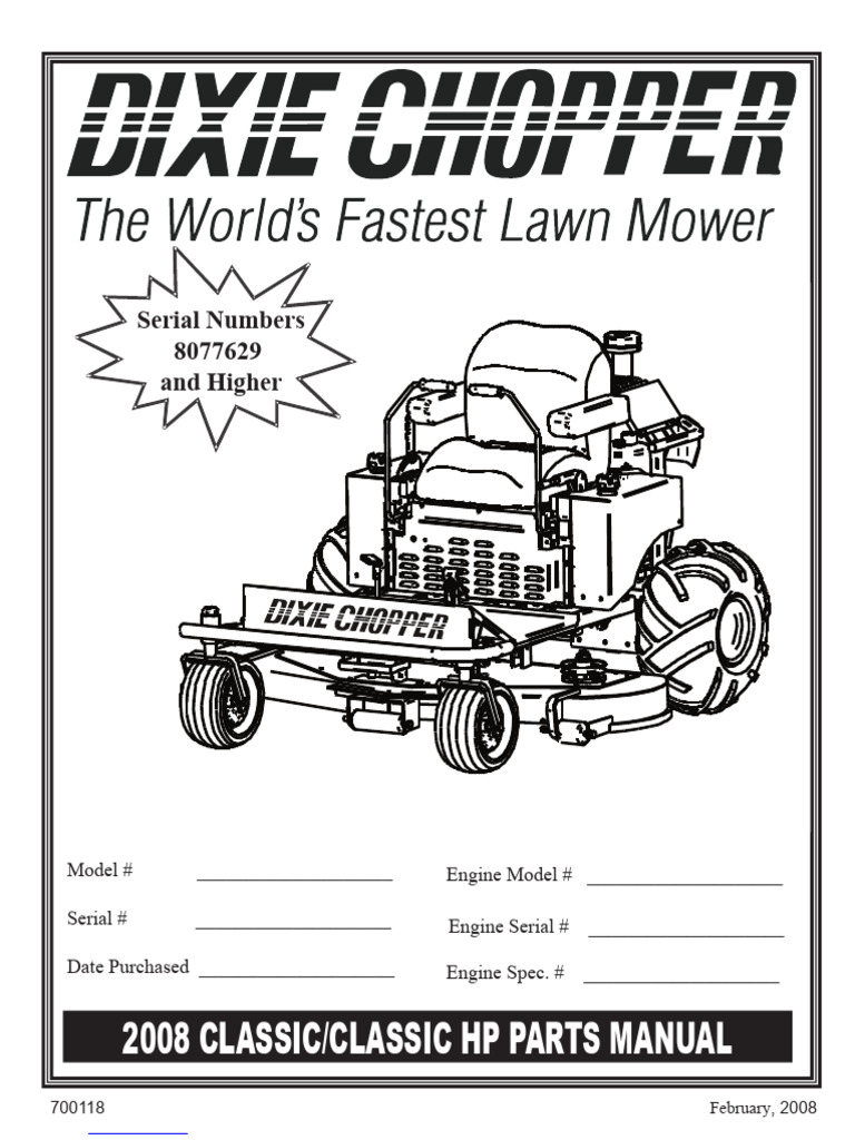 Dixie Chopper 50-60" Zero Turn | PDF | Internet Search Engines ...