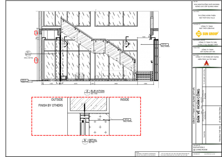 DL Living Room@t1+ w1, 2, 3, 4 Wall Detail-Lv-03 | PDF