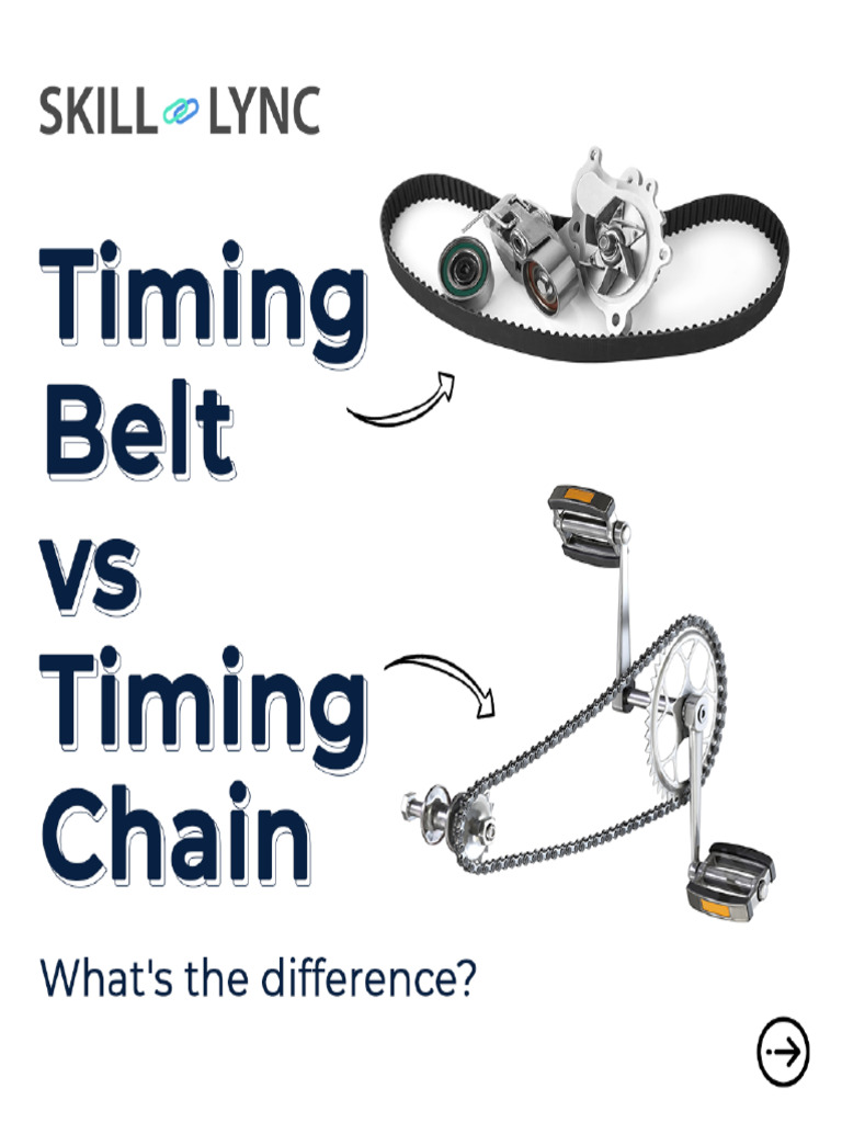 Timing Belt Vs Timing Chain! | PDF
