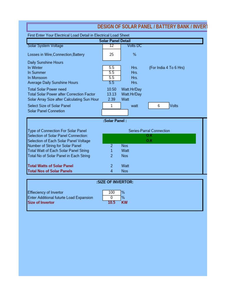 Solar Panel Design 1 | PDF | Solar Panel | Photovoltaic System