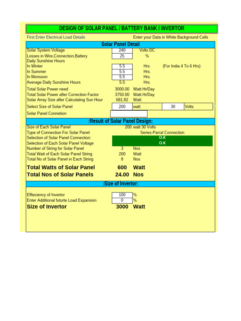 Solar Panel Design | PDF | Solar Panel | Photovoltaic System