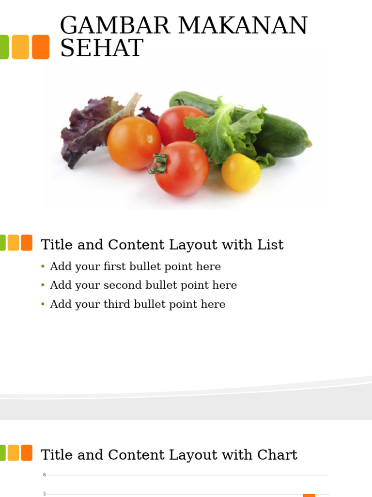 Healthy Food Presentation Layouts | PDF
