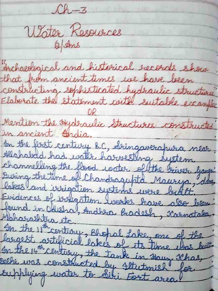 Ch-3 Water Resources | PDF