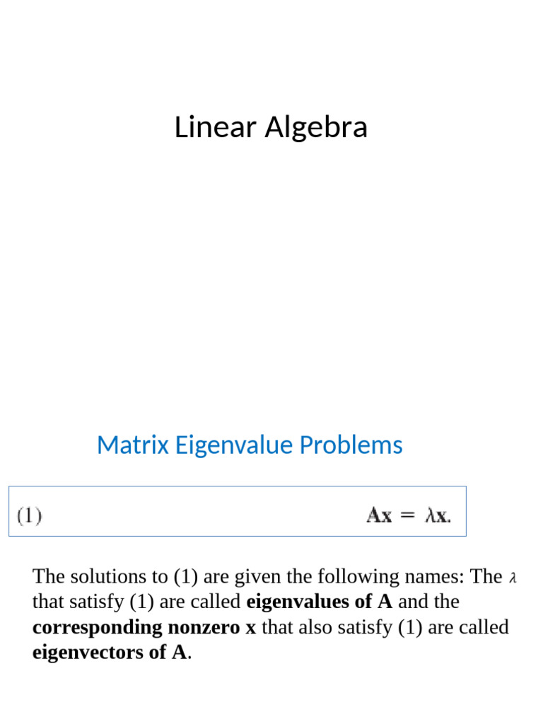 Chapter 2 - Linear Algebra - 04 | PDF