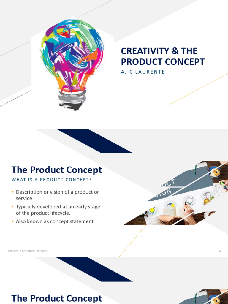 Understanding Product Concepts and Creativity | PDF | Creativity ...