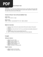 Active and Passive Voice Notes PDF | PDF | Subject (Grammar) | Perfect ...