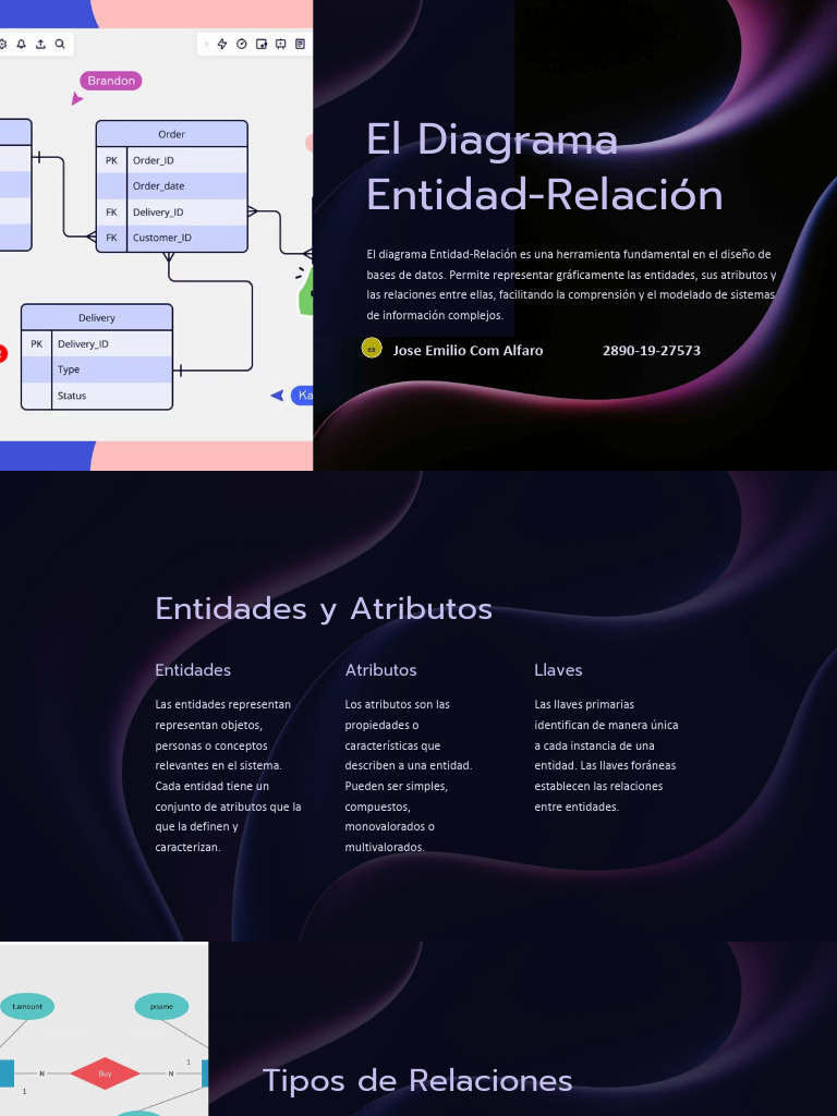 Diagrama Entidad-Relación: Guía Esencial | PDF | Bases de datos | Sistema