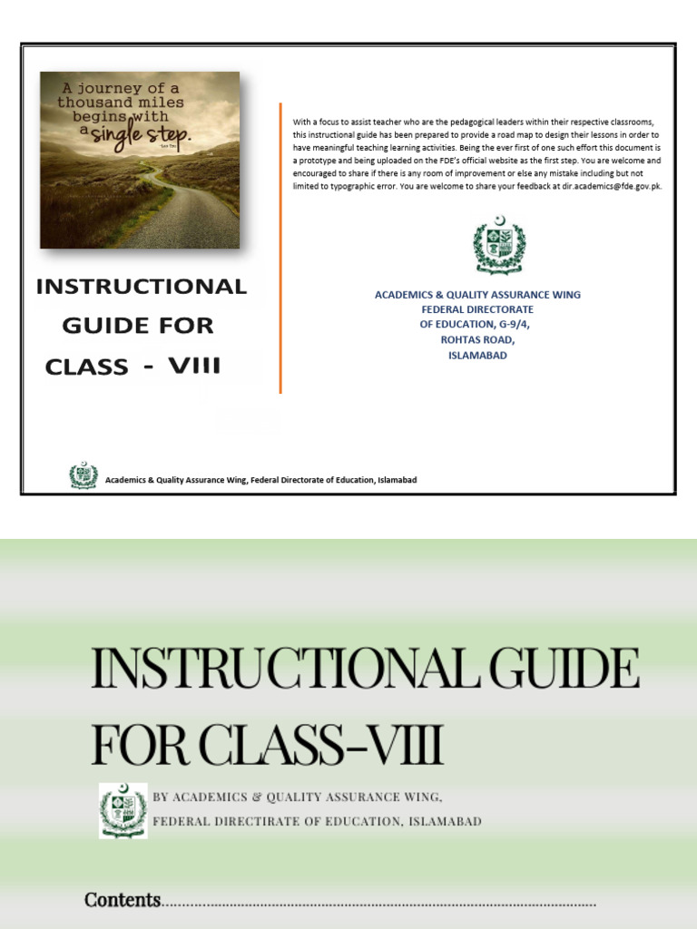 Instructional Guide for Grade 8th (1) | PDF | Project Based Learning ...