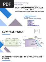 Butterworth IIR Filter Design Guide | PDF | Low Pass Filter ...