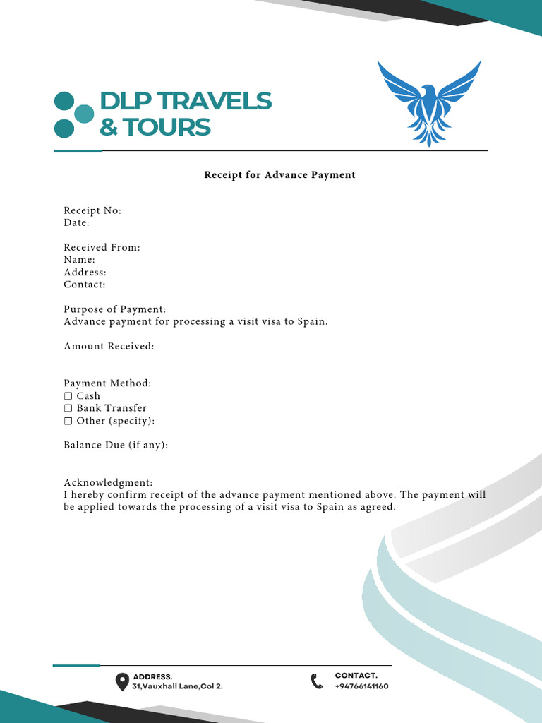 Advance Recipt | PDF