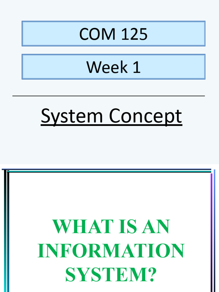 System Concept (1) | PDF | System | Feedback