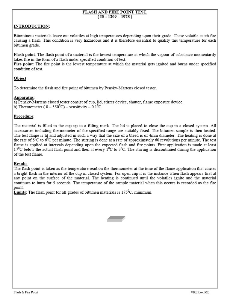 Flash & Fire Point.doc | PDF