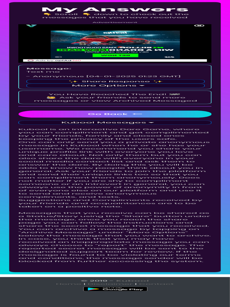 My Messages - Kubool | PDF