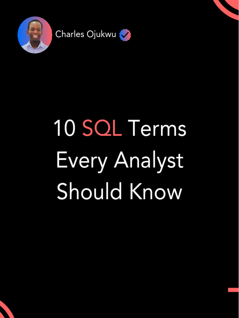 Essential SQL Terms for Analysts | PDF | Databases | Table (Database)