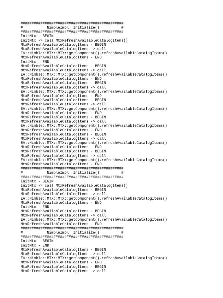 MTX Log | PDF | Computer File Formats | Data Serialization Formats