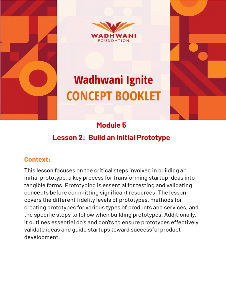 M5 - L2 Build An Initial Prototype | PDF | Prototype | Usability