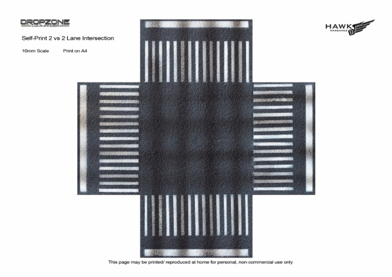 2 vs 2 Lane Intersection A4 | PDF