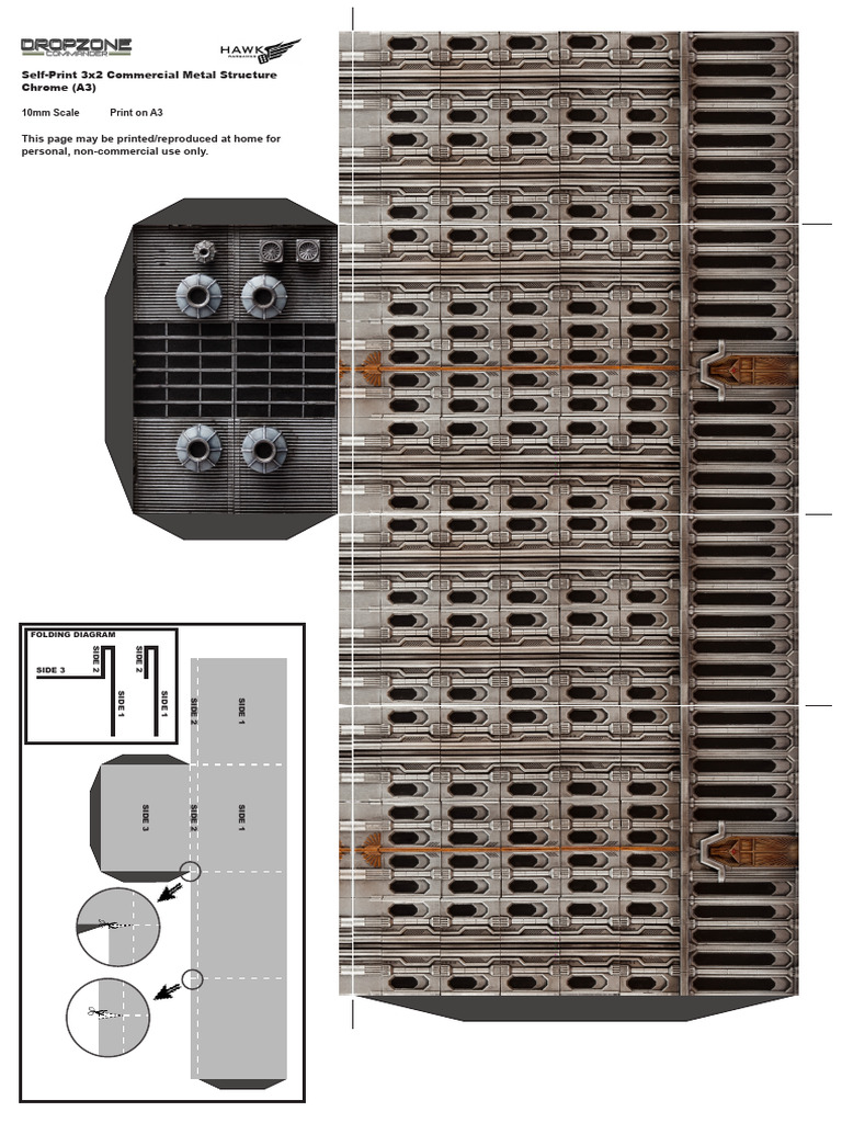 Self-Print 3x2 Commercial Metal Structure Chrome A3 | PDF