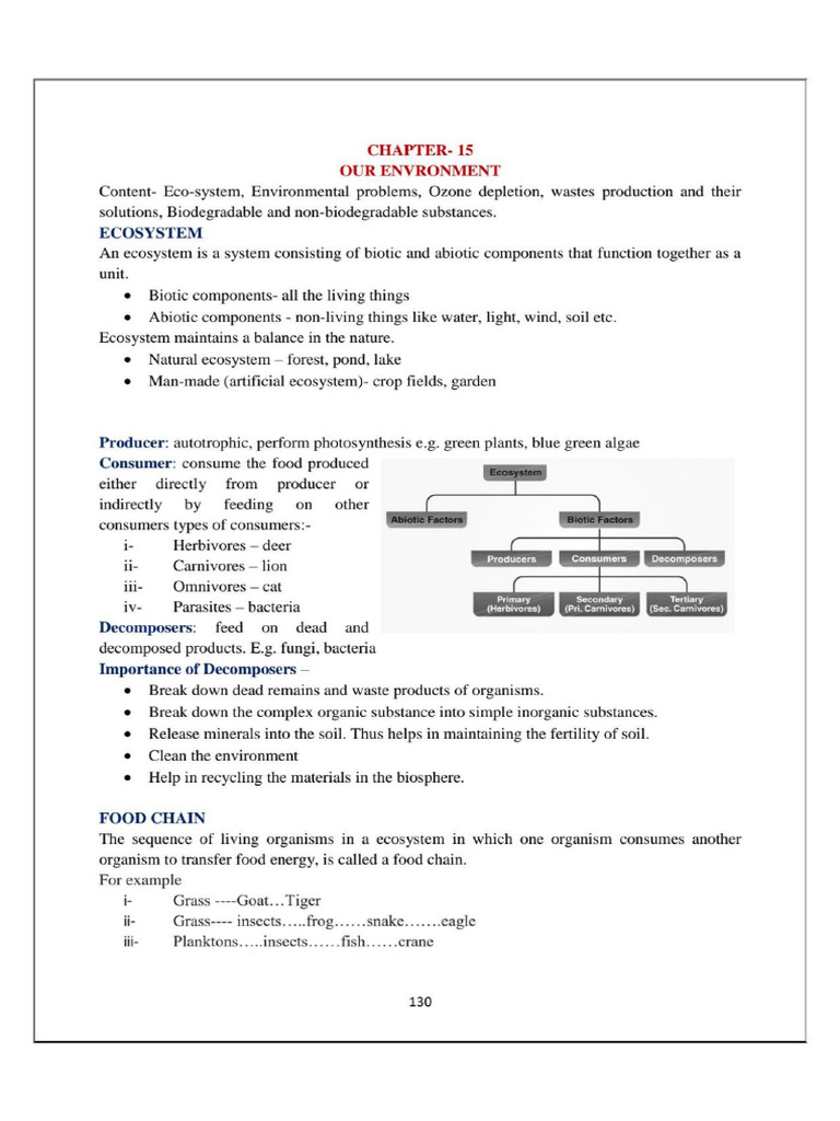 Class 10 Notes of Resources | PDF
