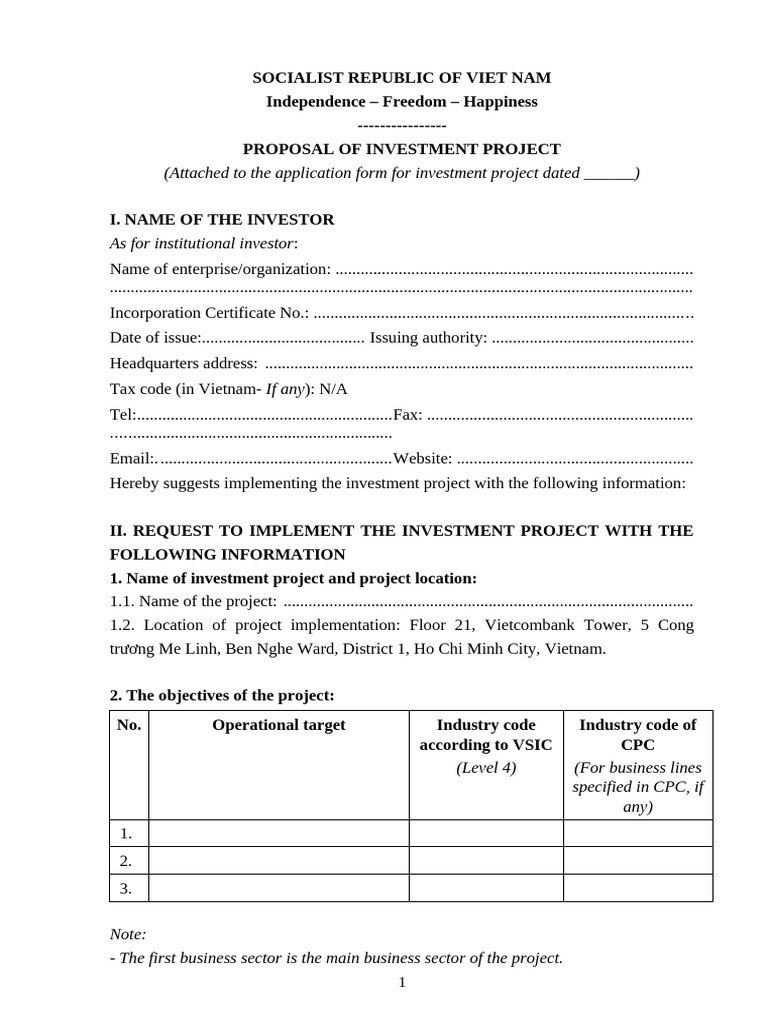 An Investment Proposal.e00 | PDF | Taxes | Employment