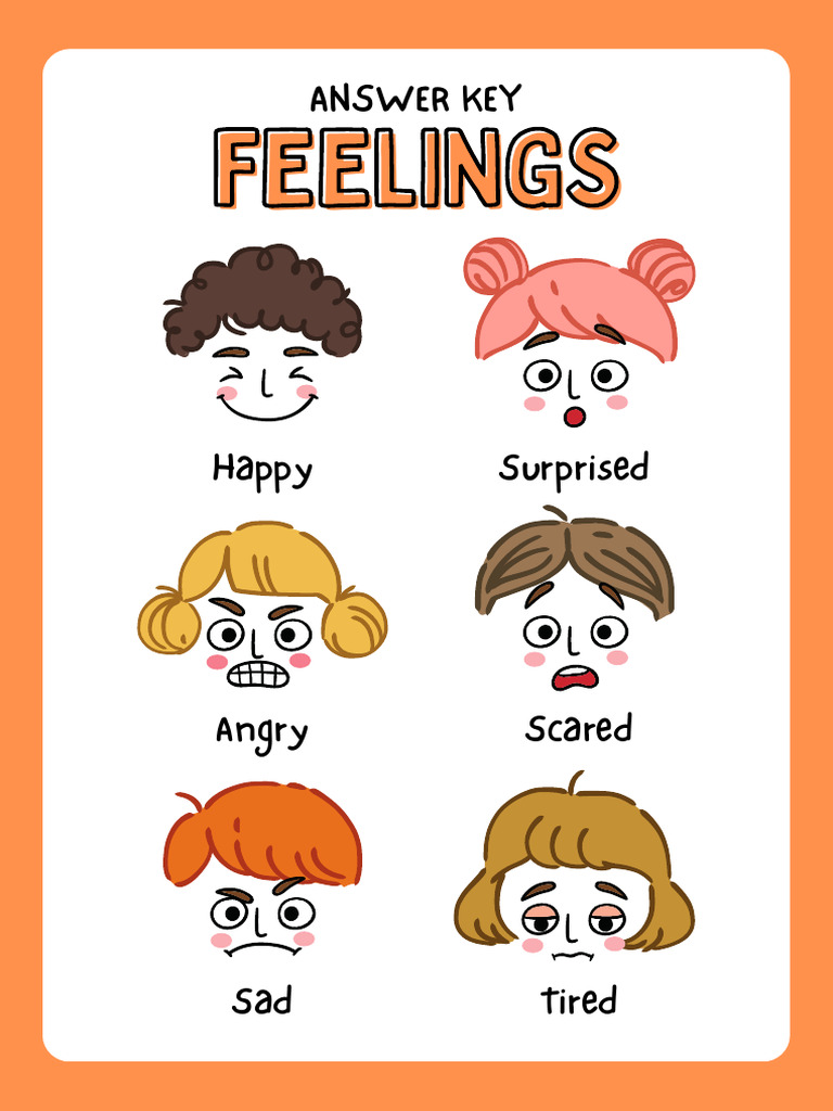 Emotions and Vocabulary Activities | PDF