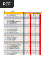 Contoh Format Rekap kehadiran siswa | PDF