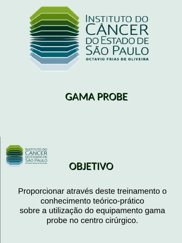 Treinamento Gama Probe em Cirurgia | PDF | Câncer de mama | Melanoma
