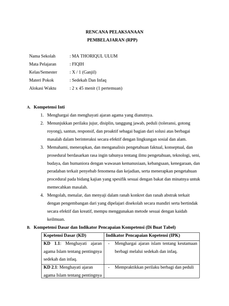 AlfanRijalullah012210003-FORM PEMBUATAN RPP | PDF