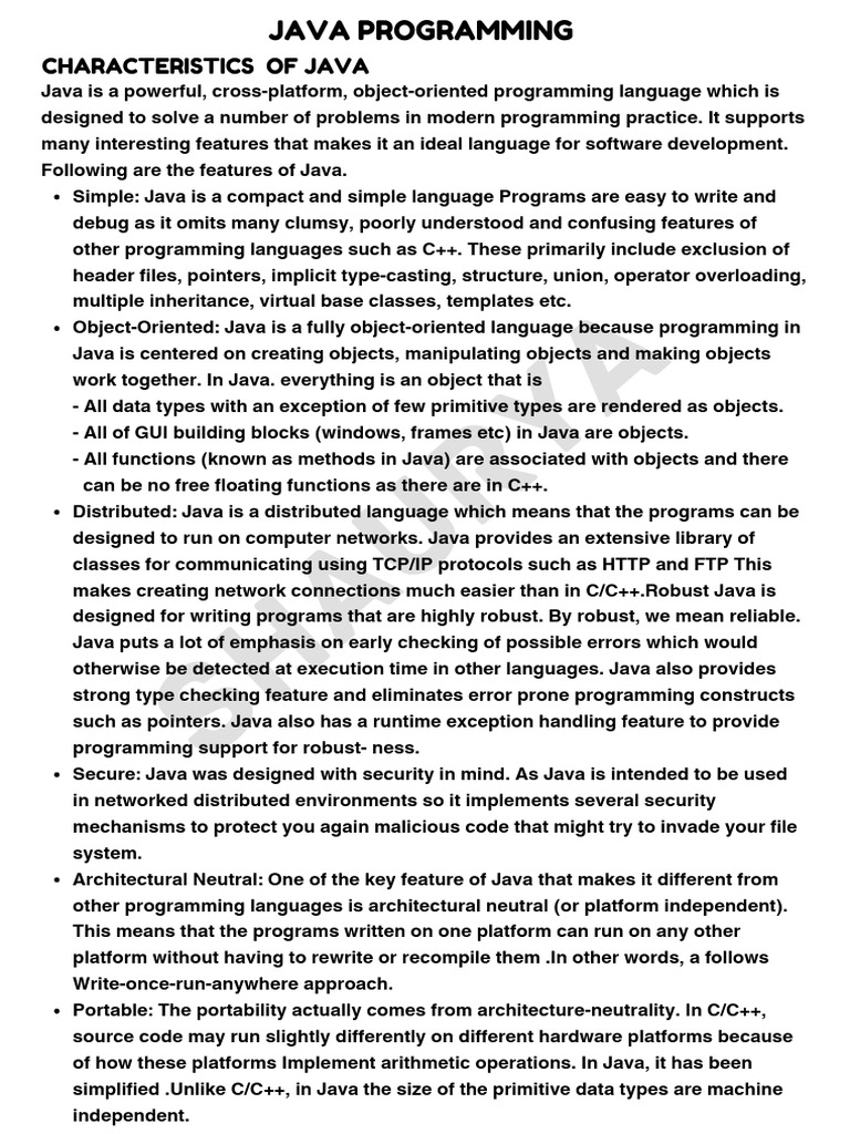 JAVA NOTES _20241202_201824_0000 | PDF | Inheritance (Object Oriented ... JAVA NOTES _20241202_201824_0000 | PDF | Inheritance (Object Oriented ...