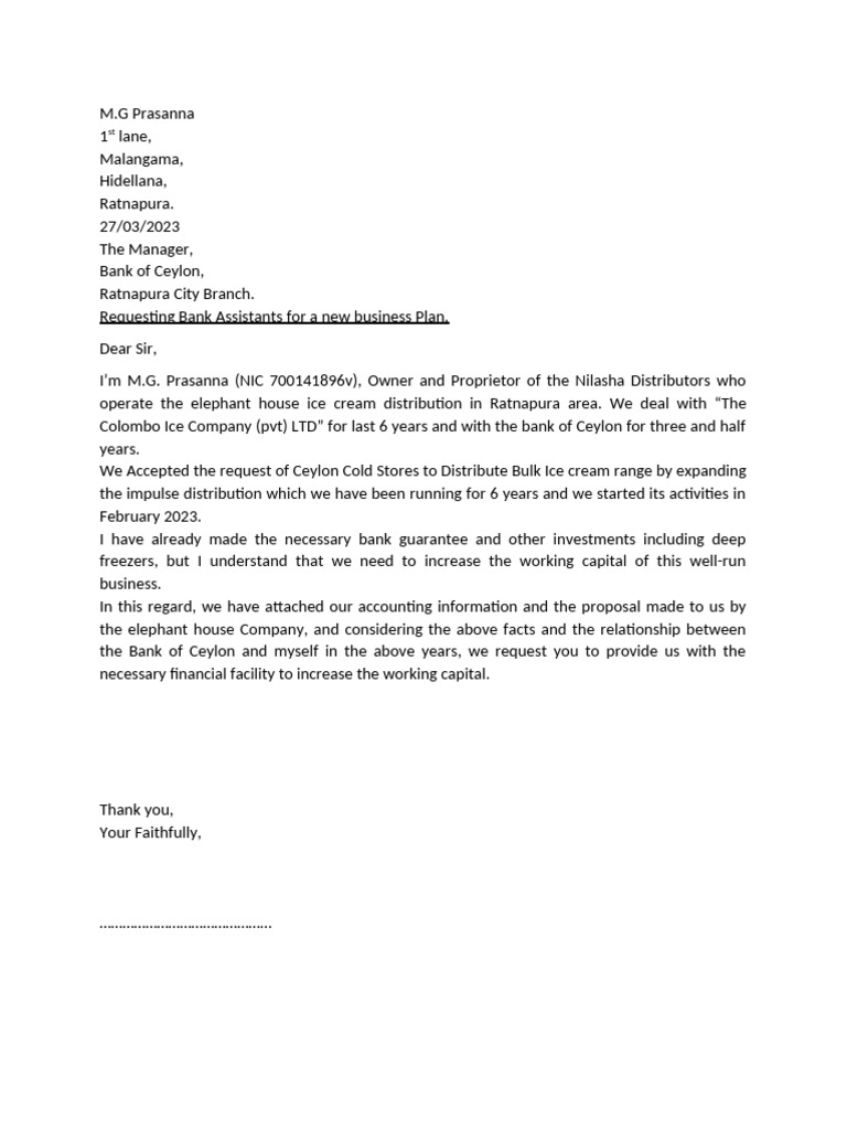 Request letter | PDF