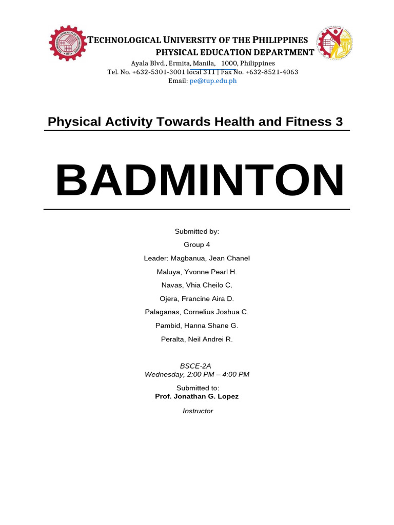 PATHFit PORTFOLIO-GROUP 4 | PDF | Fax | International Telecommunication ...