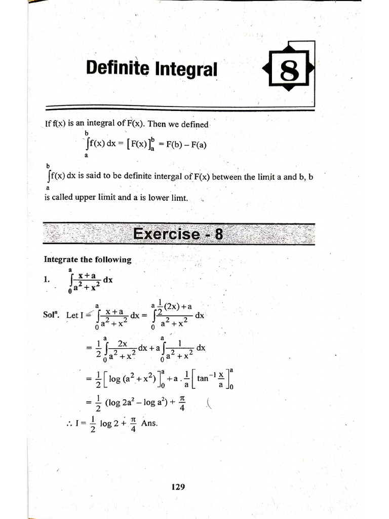 Definite Integral | PDF