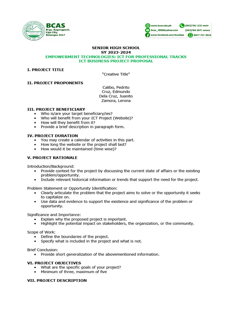 Project-Proposal-Template | PDF