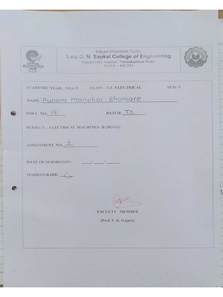 New EM-2 Assignment 1 | PDF