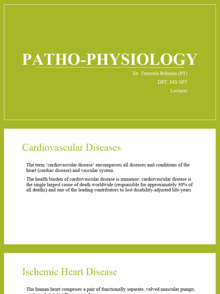 Patho Physiology | PDF | Myocardial Infarction | Heart