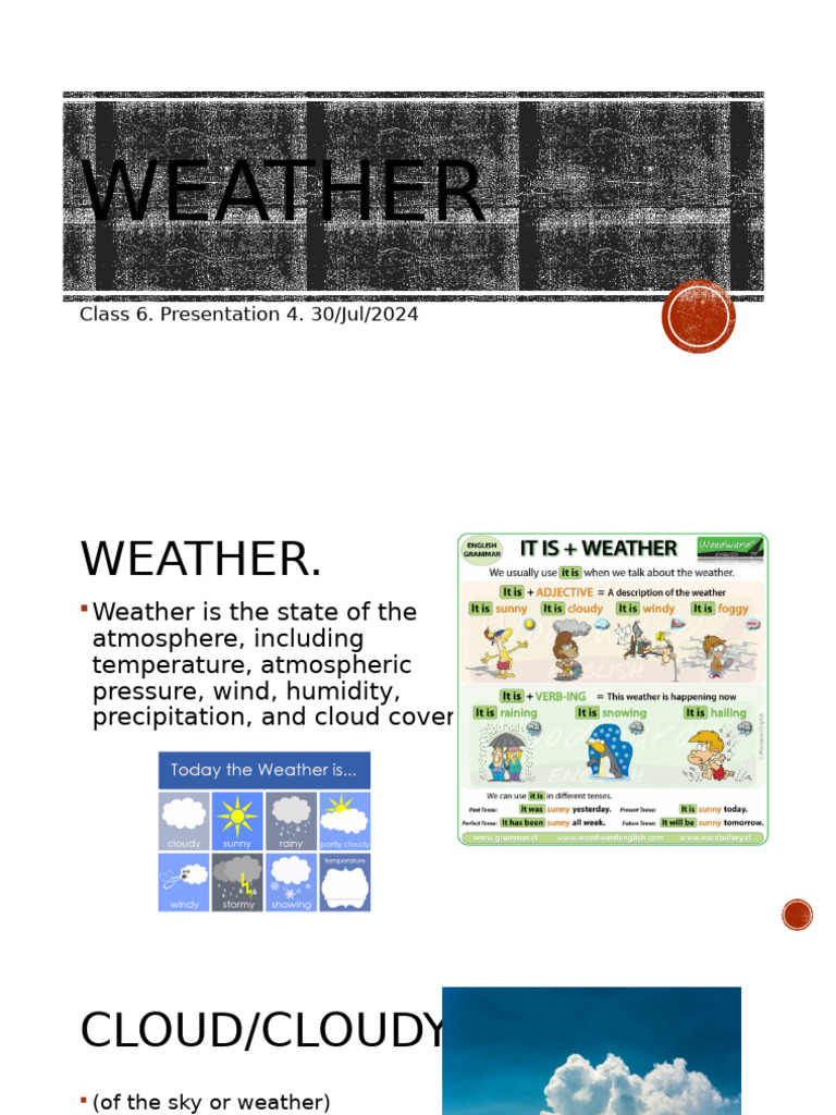 WEATHER. Presentation 4. | PDF