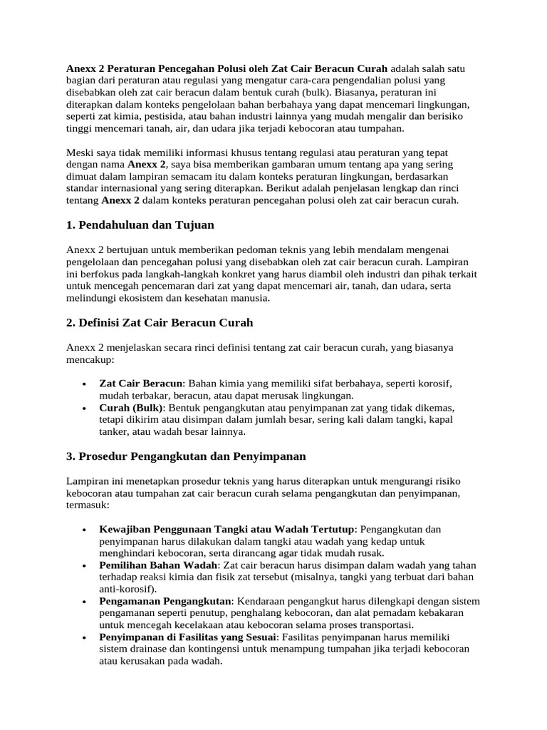 Catatan Dan Rangkuman Anexxx 2 Uts Pencegahan Polusi | PDF
