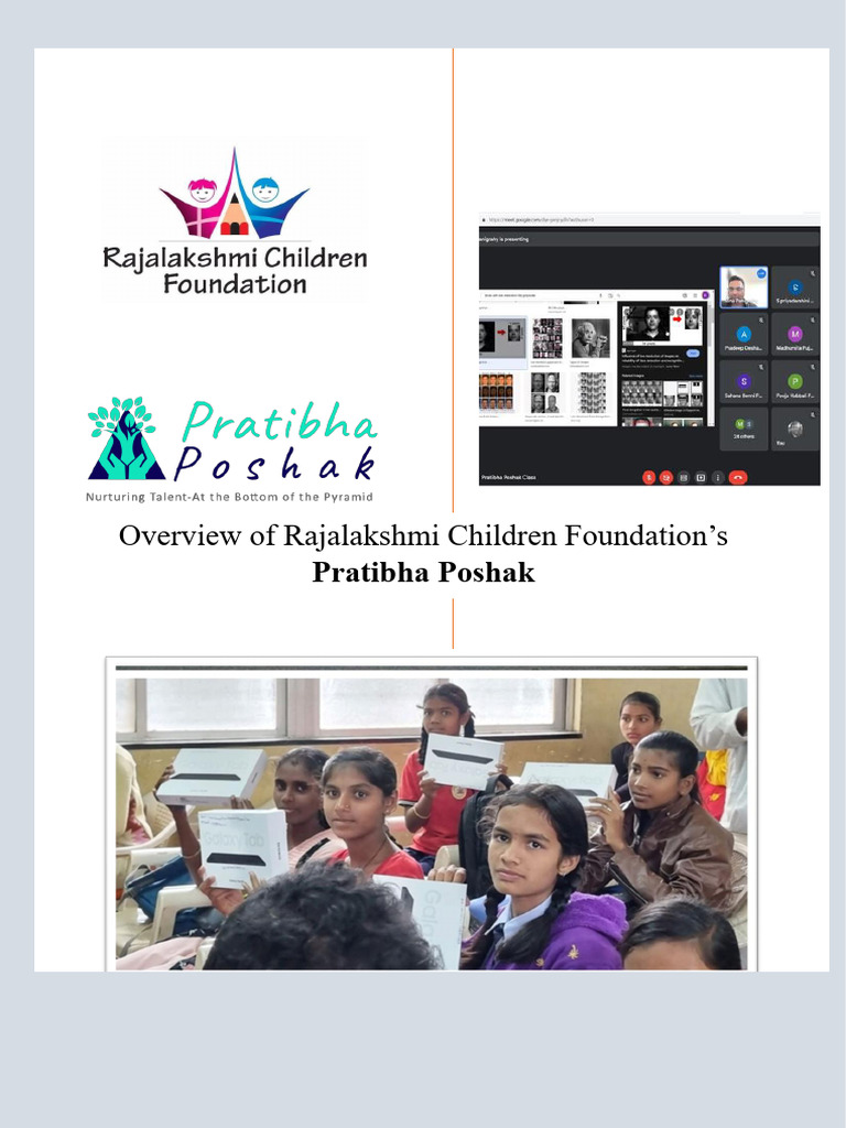 Pratibha Poshak Report Short | PDF | Mentorship | Teachers